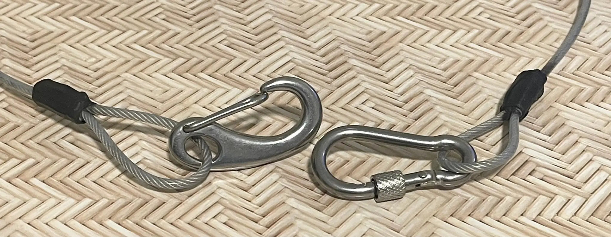 Stainless Fishing Gear Tether for Boats, Jet Skis, Kayaks - Secure